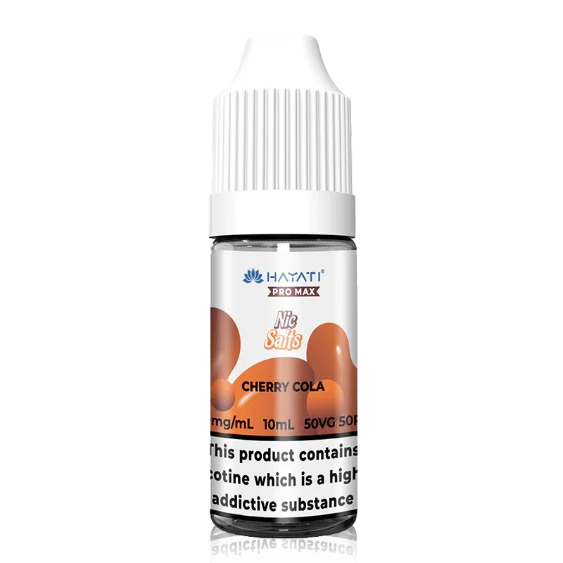 Hayati Pro Max Cherry Cola Nic Salt - £2.99 5 for £9.99 - Vape Connect ...