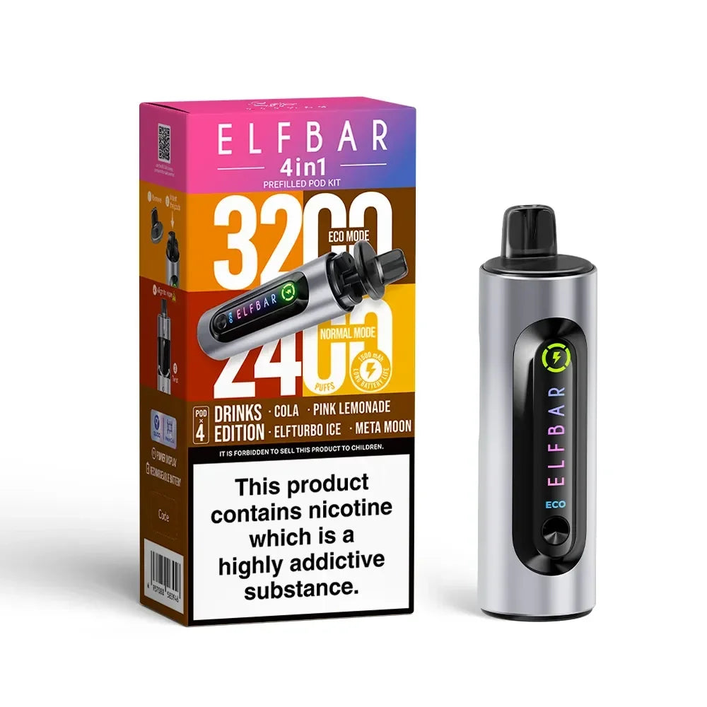 Elf Bar 4 in 1 Drinks Edition - £2.99 Any 5 for £13.50 – Vape Connect ...
