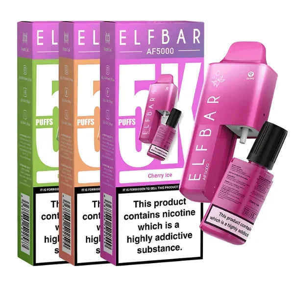 Elf Bar AF5000 Vape - £7.49 Any 3 for £20 - 5 for £25