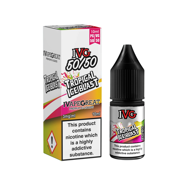 IVG 50/50 Tropical Ice Blast 3MG 6MG 12MG