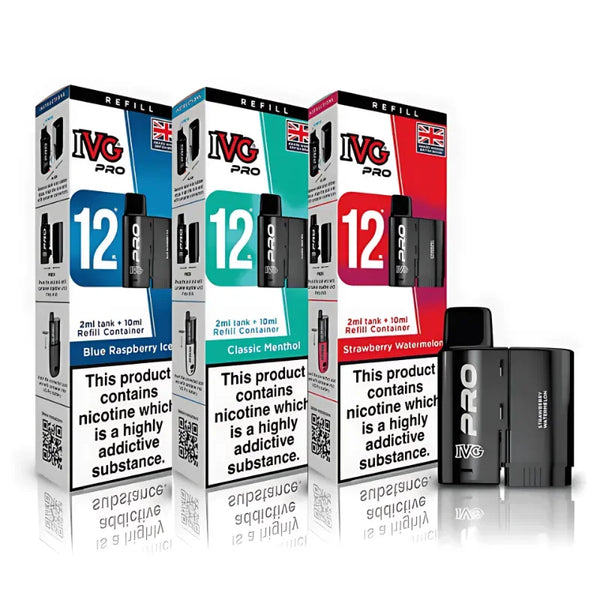 IVG Pro 12 Pods - £5.99 Any 5 For £27.99