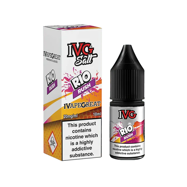 IVG Rio Rush Salt Nicotine £2.99 Any 5 for £9.99